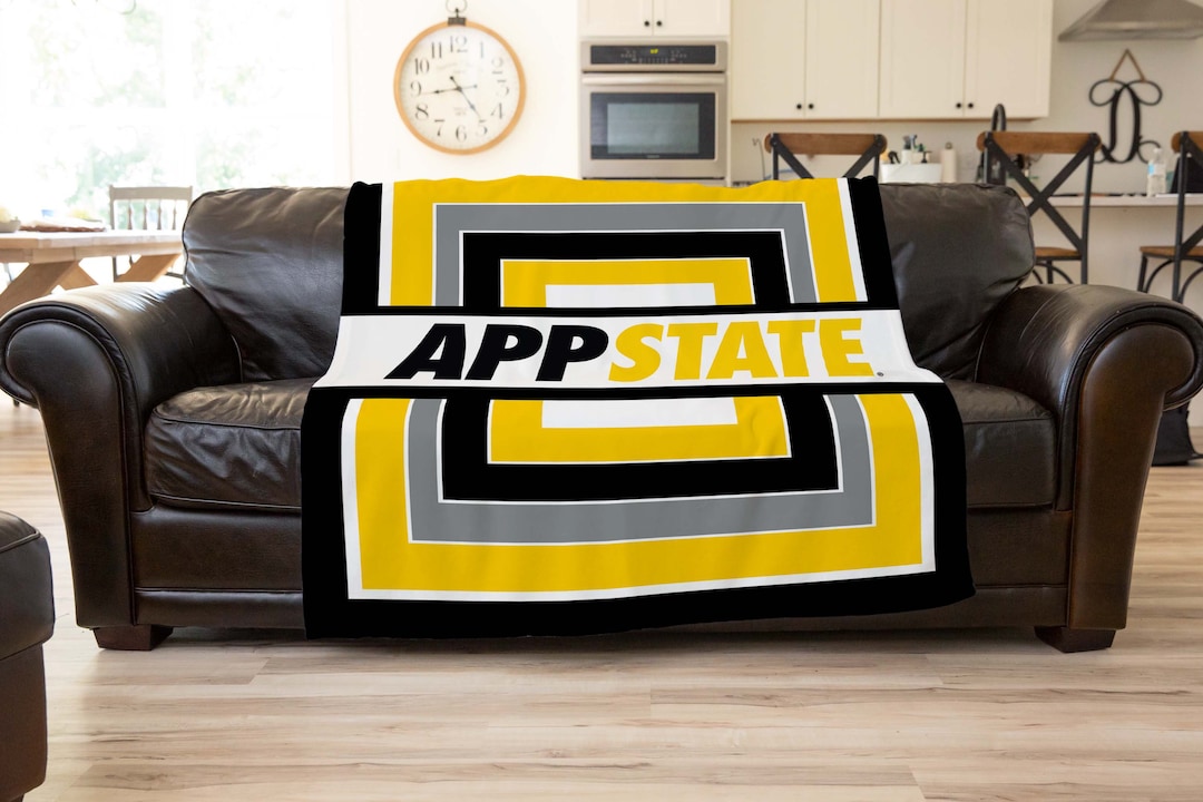 APP State XL 60x80 Sherpa Blanket - Geometric | Custom College Blanket ...