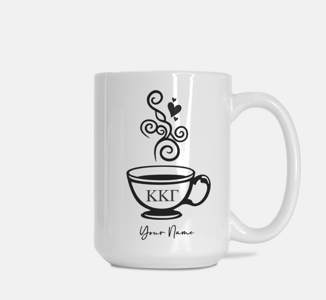 Kappa Kappa Gamma Deluxe Personalized Mug 15 Oz. Custom KKG Gifts ...