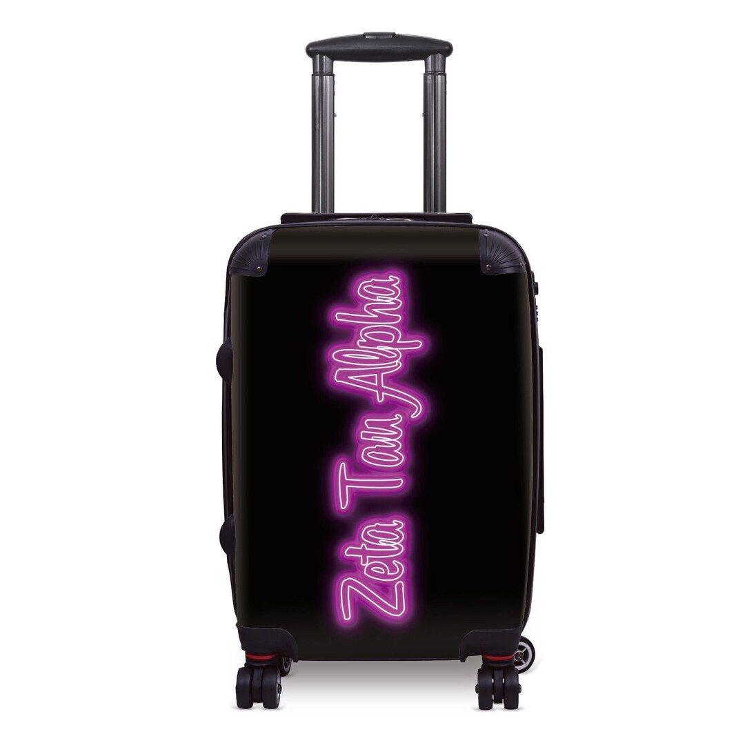 Zeta Tau Alpha 20" Carry-on Suitcase - Neon | ZTA 360 Rolling Cabin ...