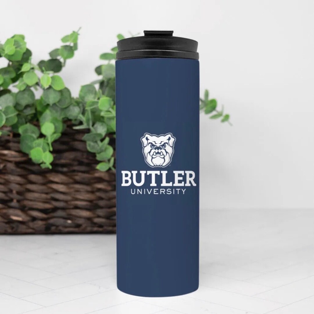 Butler University Blue Thermal Tumbler 16 Oz. Official Butler Bulldogs ...