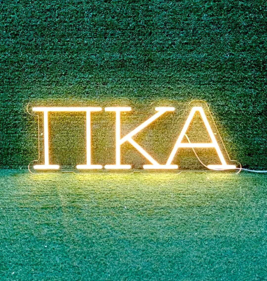 PIKE Greek Letters LED Neon Sign W/ Dimmer - Etsy