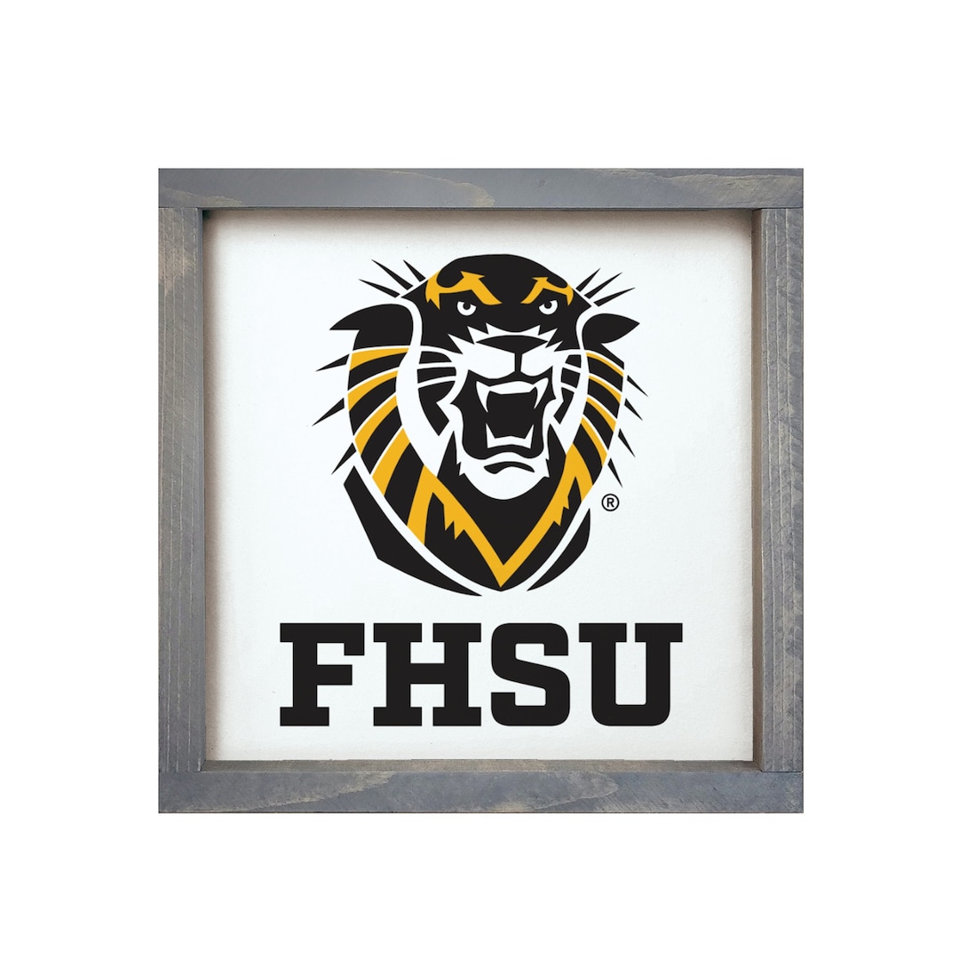 FHSU 12x12 Traditional Wood Framed Sign Custom Fort Hays State ...