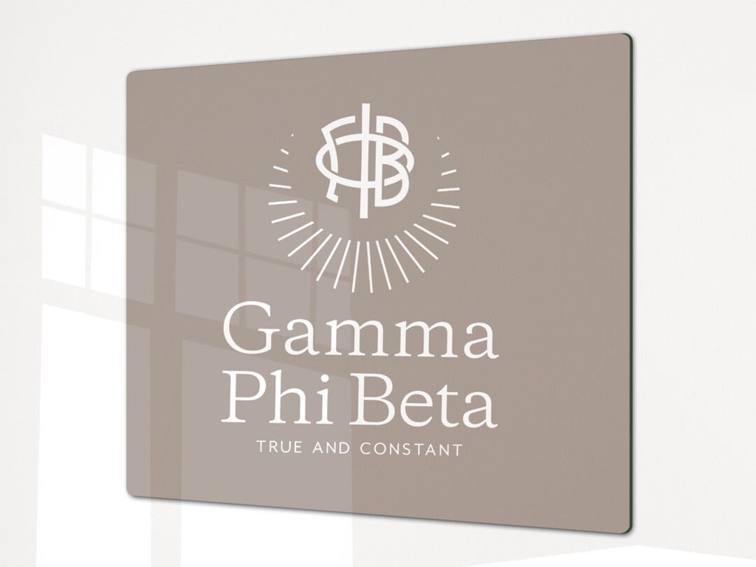Gamma Phi Beta Charcuterie Board Party Tray Gphib Greek Sorority Cheese ...