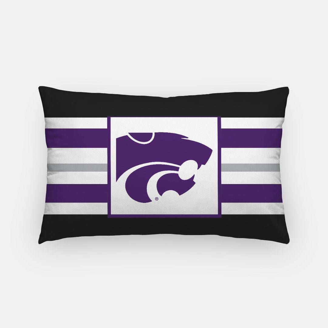 Kansas State University Striped Lumber Pillow Cover | K-STATE | Custom ...