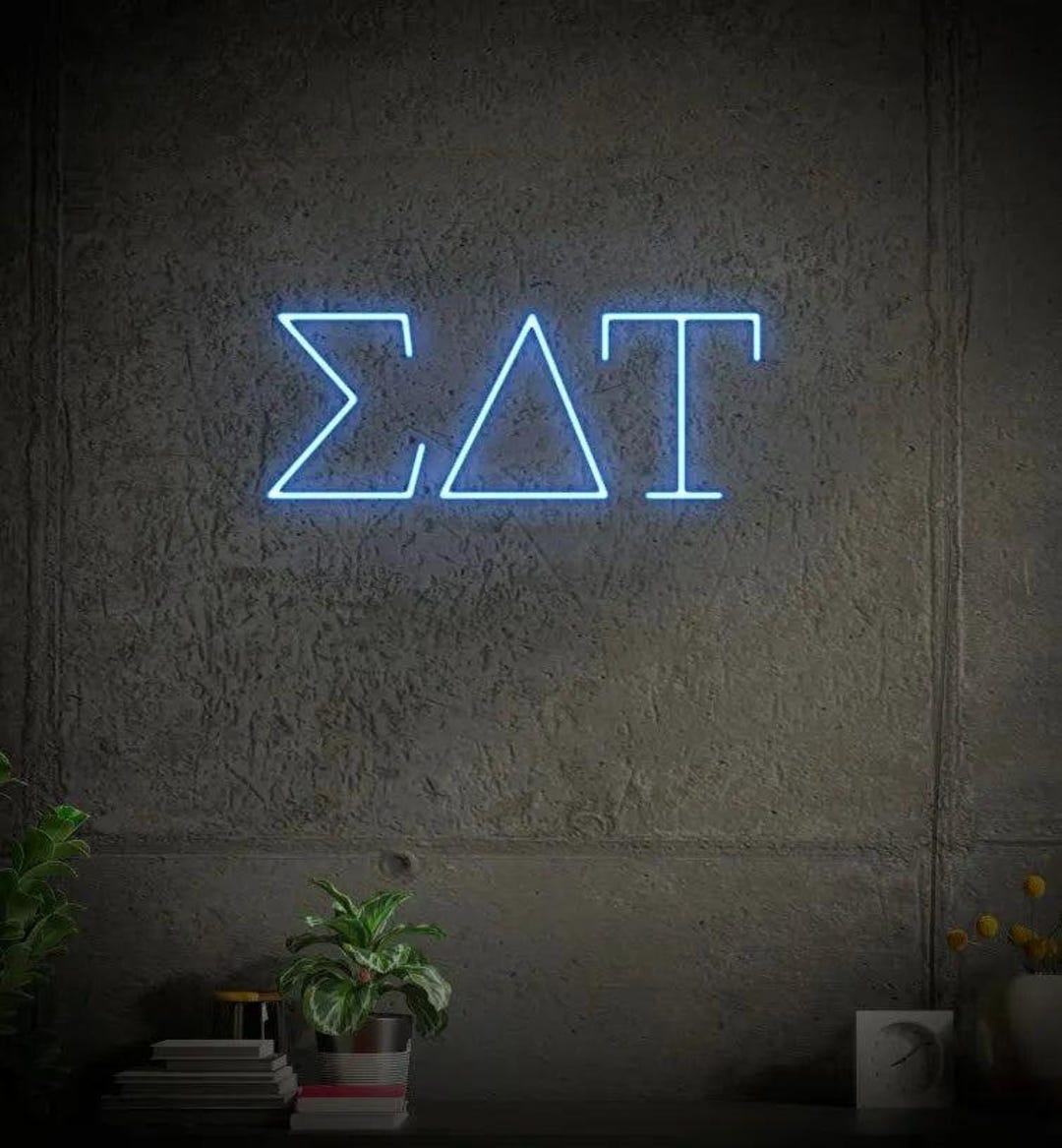 Sigma Delta Tau LED Neon Sign W/ Dimmer - Etsy
