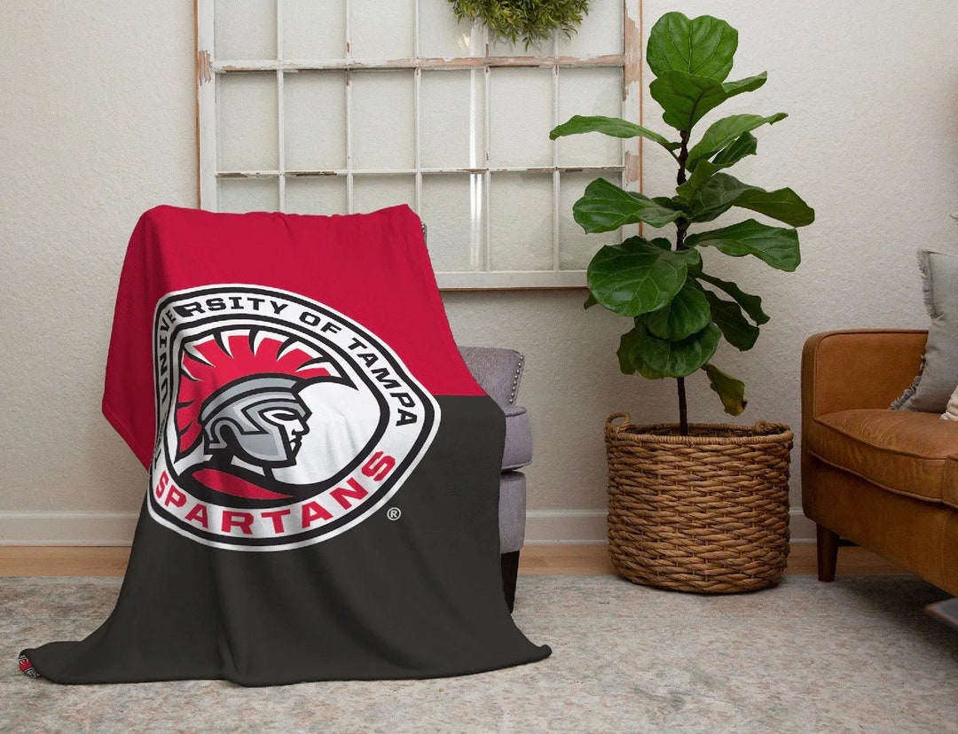 University of Tampa Blanket Color Split XL 60x80 | College Dorm Blanket ...