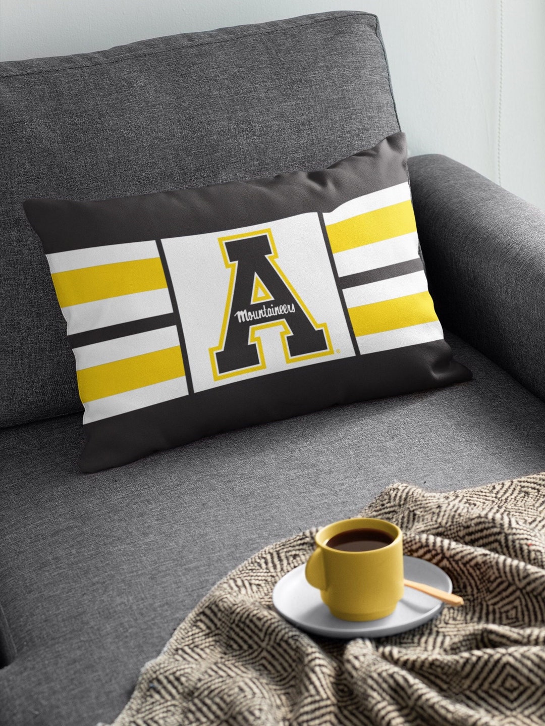 Appalachian State University Lumbar Pillow Cover Box Custom APP STATE ...