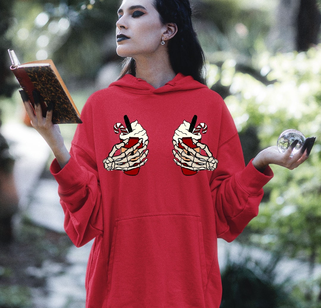 Skeleton Hands on Ice Cream Shirtskeleton Boobs Shirt - Etsy