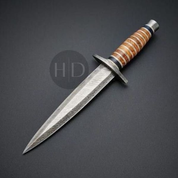 Damascus Dagger - Etsy