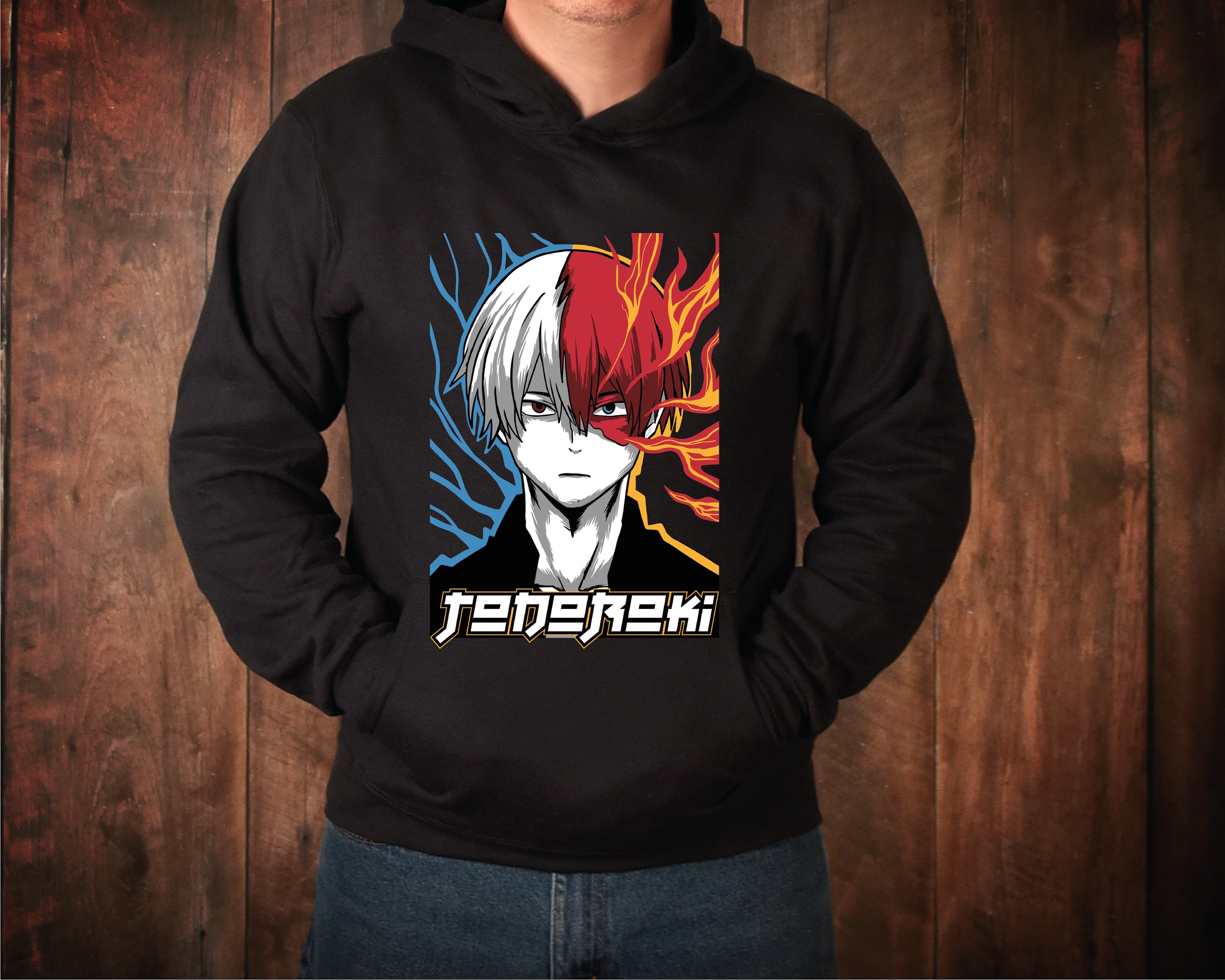 My Hero Academia Tshirt Shoto Todoroki T-shirt Manga Korean - Etsy