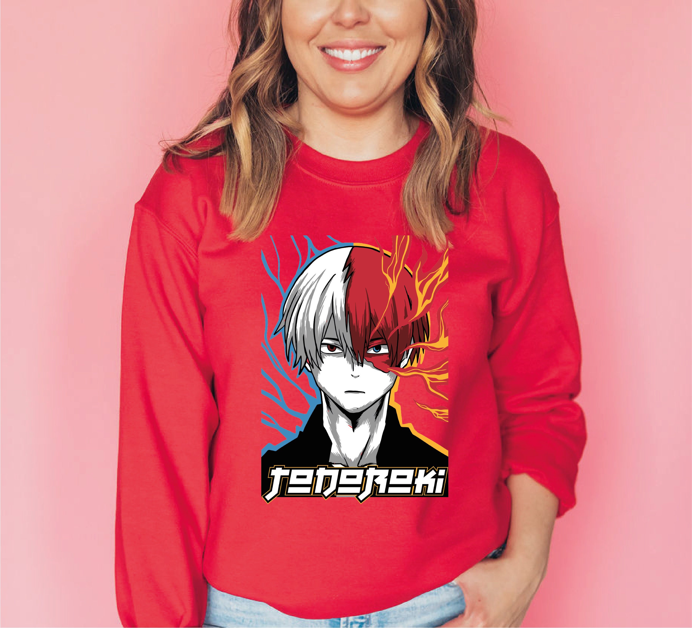 My Hero Academia Tshirt Shoto Todoroki T-shirt Manga Korean - Etsy