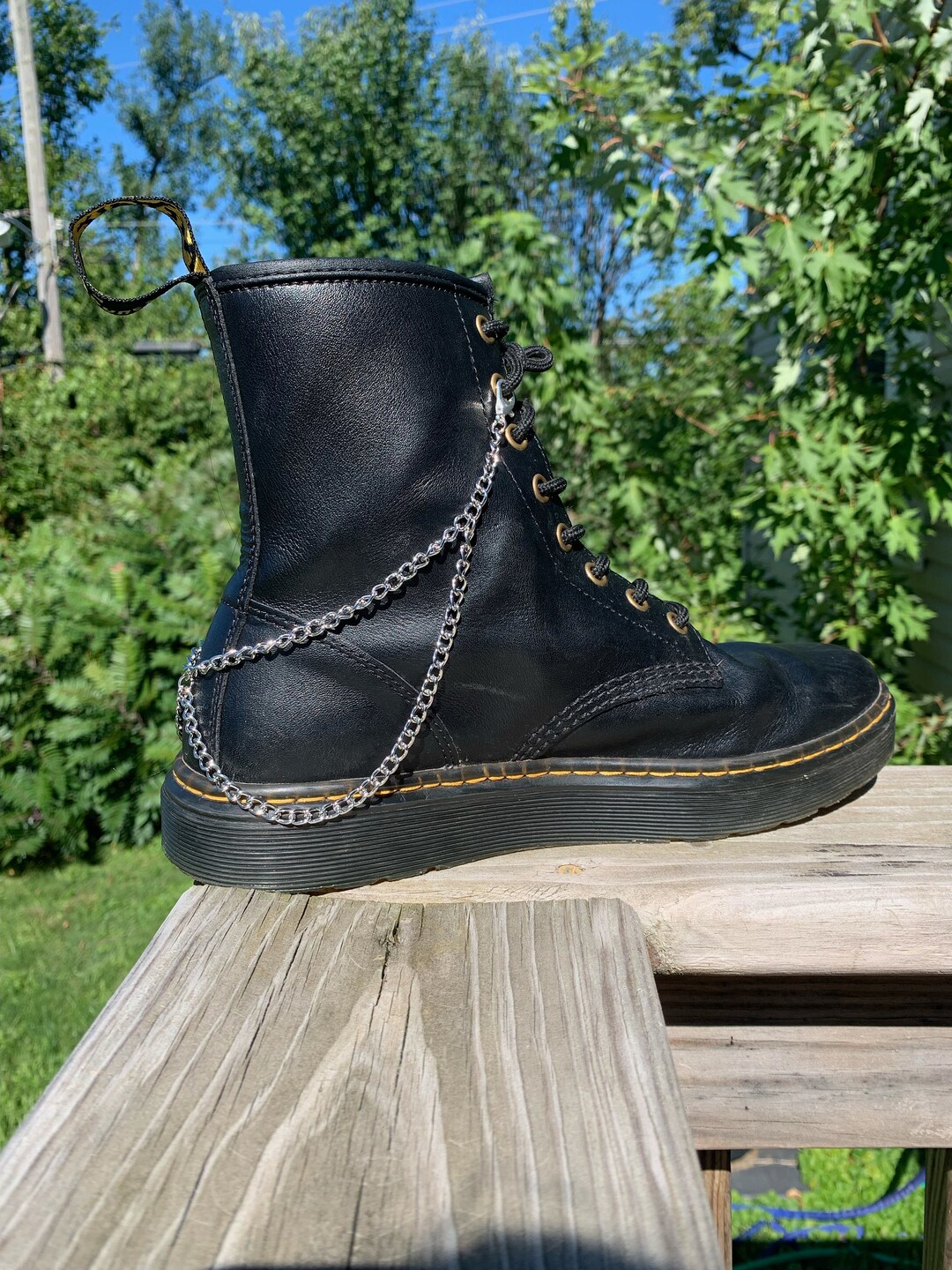 X Wrap Around Boot Chain - Etsy