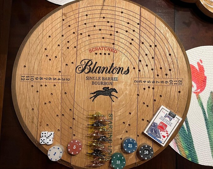 Handmade Bourbon Barrel Horse Racing Game | Unique Party Game - Etsy
