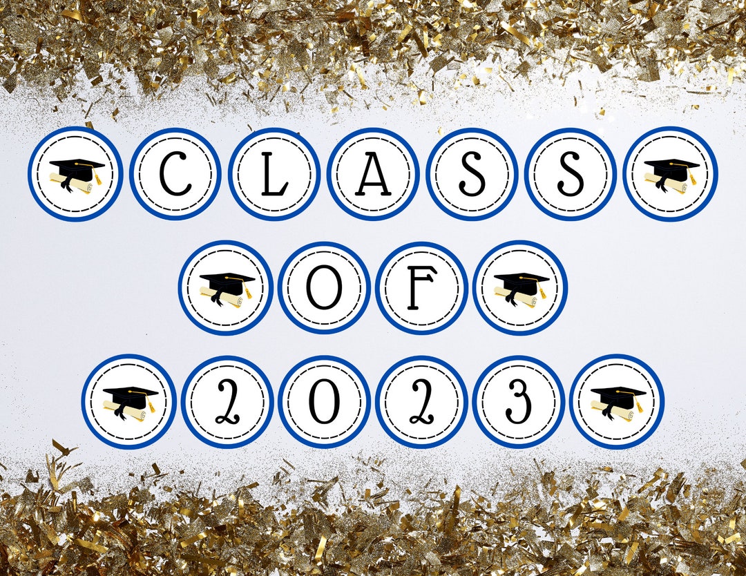 Graduation Printable DIY Banner, Congrats Grad, Photobooth Backdrop ...