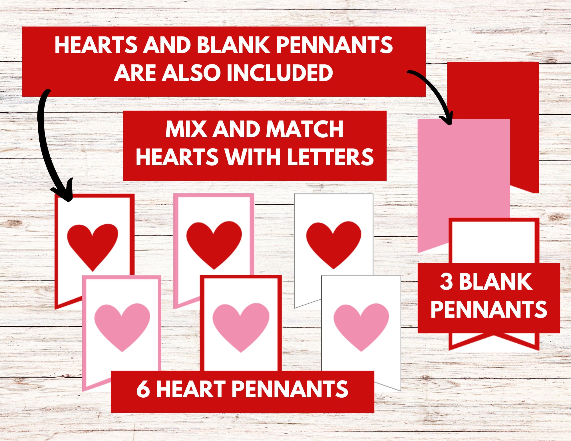 Happy Valentine's Day Banner, Valentines Garland, Valentines Day ...