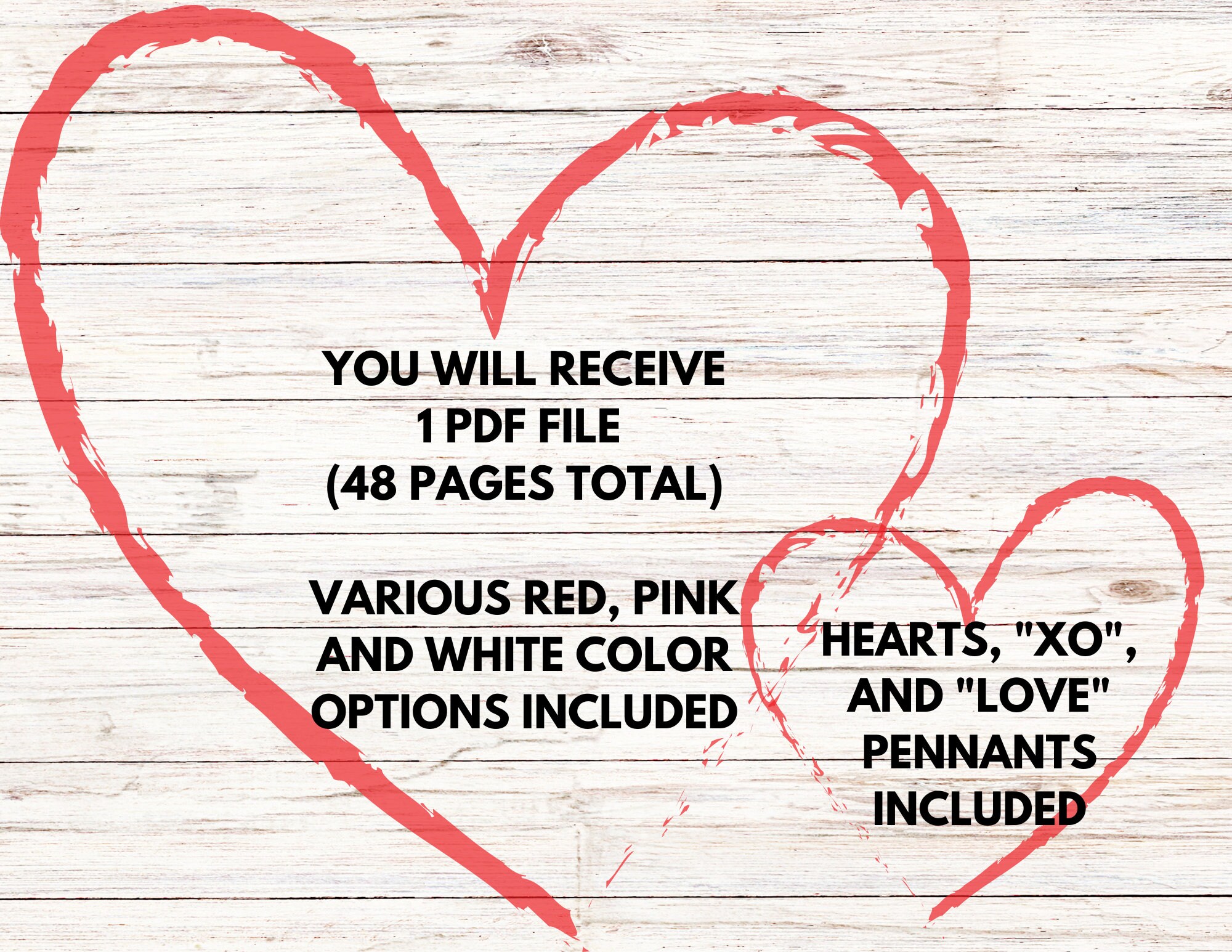 Happy Valentine's Day Banner, Valentines Garland, Valentines Day ...