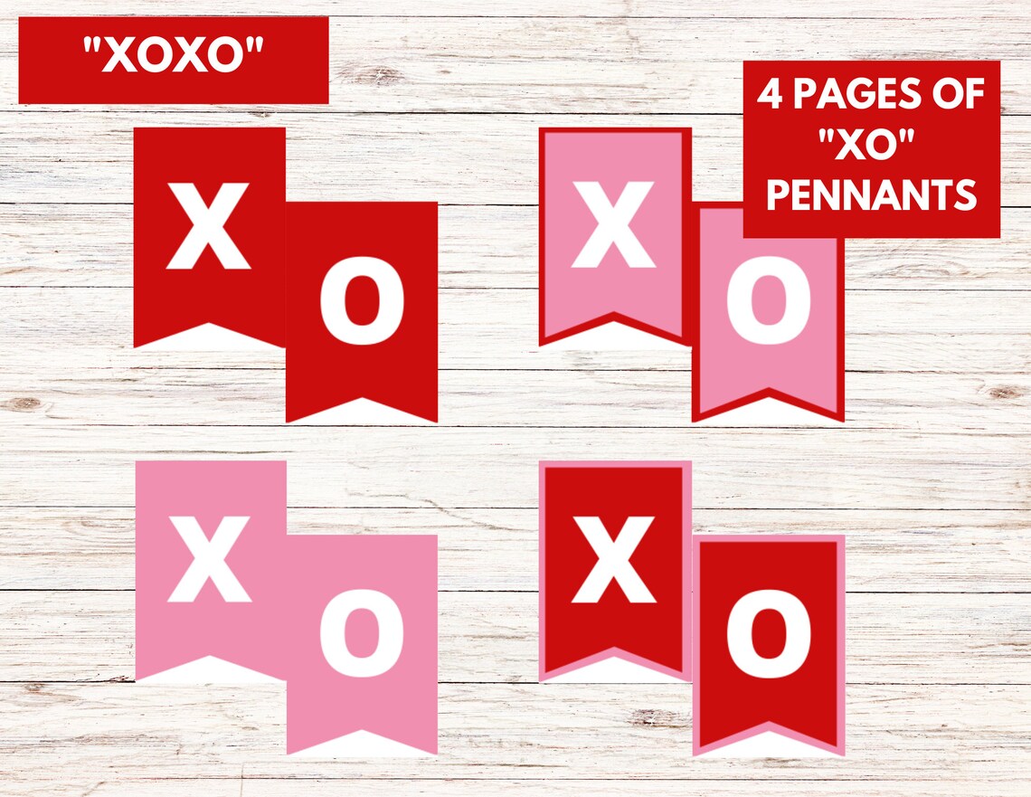 Happy Valentine's Day Banner, Valentines Garland, Valentines Day ...