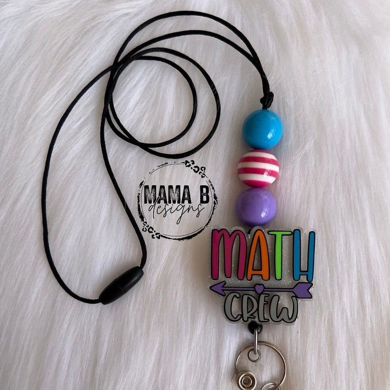Math Lanyard - Etsy