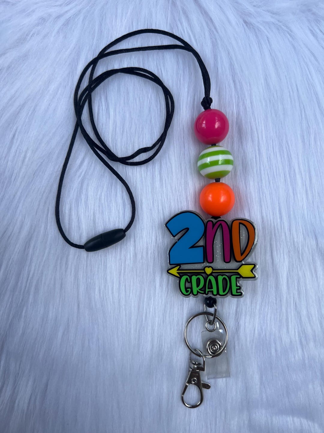 Second Grade Teacher Lanyard, 2nd Grade, Primary School Gift ...