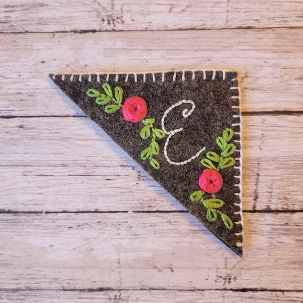 Embroidered Bookmark - Etsy