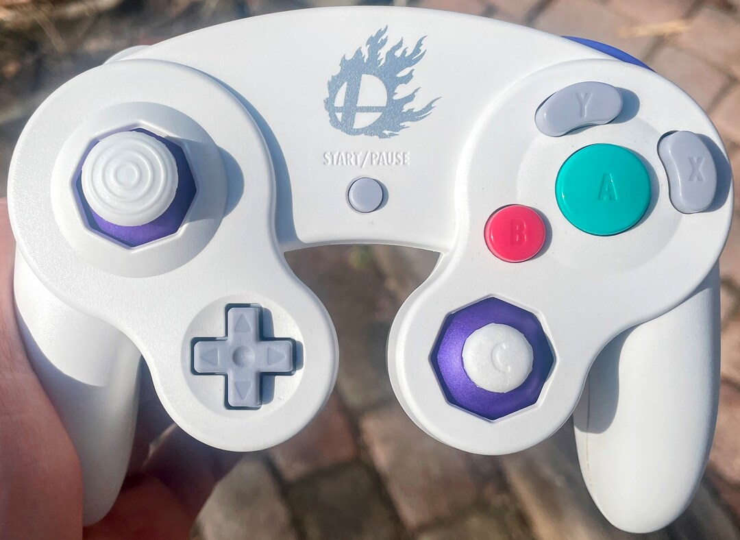 Purple & White Gamecube Controller Joy Sticks - Etsy