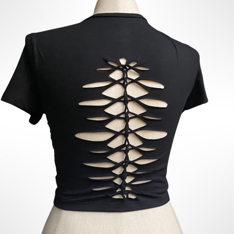 Triplicity T-shirt Braided Slit Weave Festival Clothing - Etsy