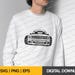 BMW E30 Drift Car Vector | Front View Svg, Png, Eps (digital Download ...