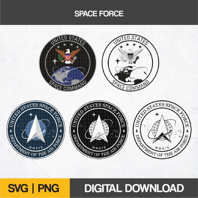 US Military Logos Bundle | 32 Logos SVG, PNG | Military Emblems for ...