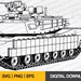 M1A2 Abrams Tank SVG | Military Vehicle SVG | Army Tank Vector | War ...