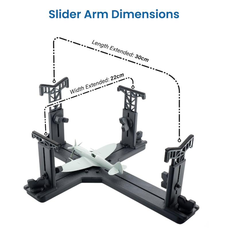 Model Aircraft Jig Stand | Adjustable Scale Model Assembly Holder for 1 ...