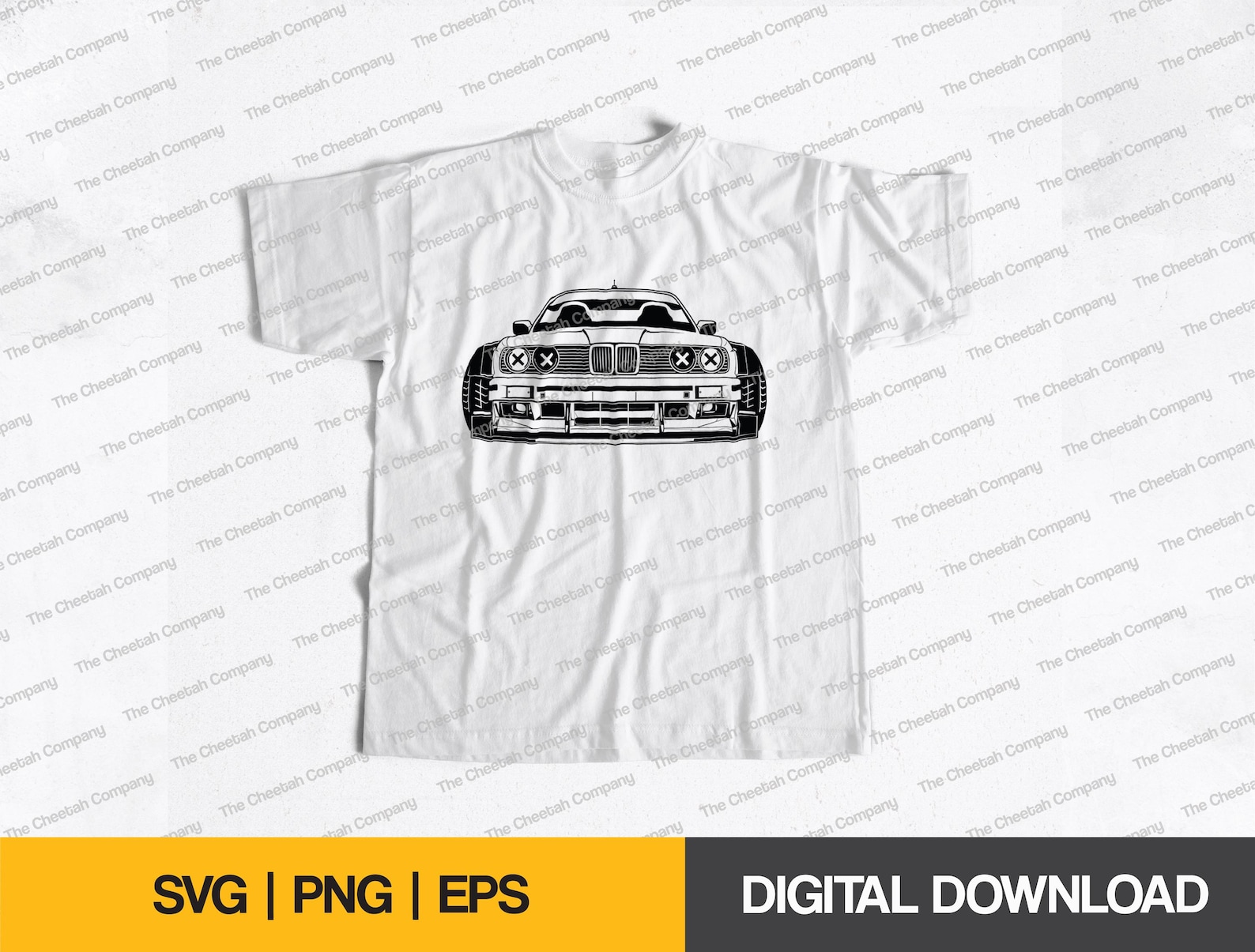 BMW E30 Drift Car Vector | Front View Svg, Png, Eps (digital Download ...