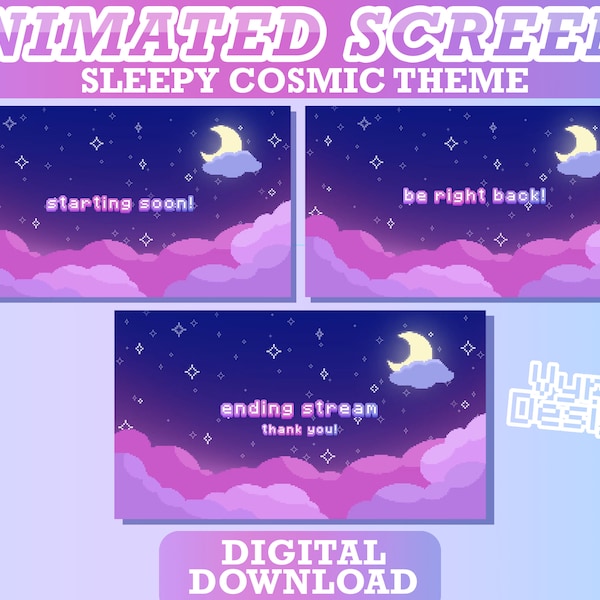 Cute Starting and Ending Screens - Etsy