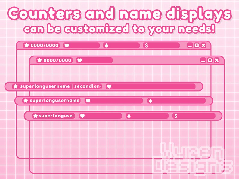 Animated Windows Twitch Stream Bundle Package Overlays, Panels, Alerts ...