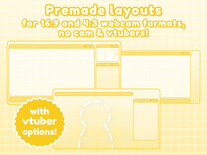 Animated Windows Twitch Stream Bundle Package | Overlays, Panels ...