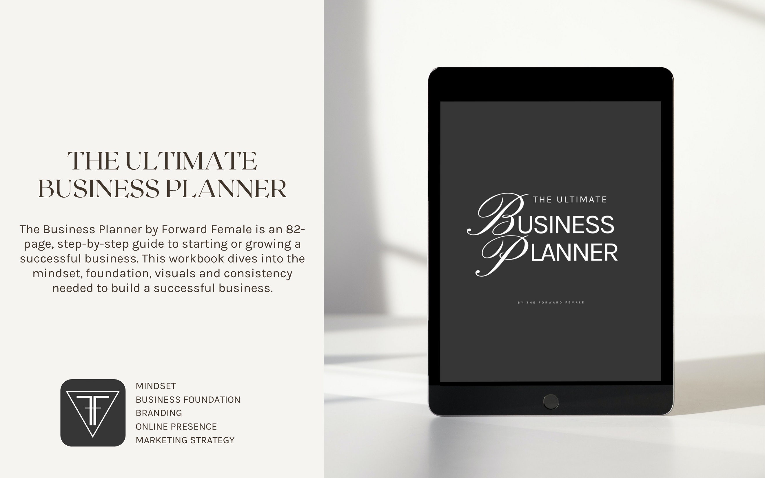 The Ultimate Digital Business Planner DIY Business Workbook Minimal ...