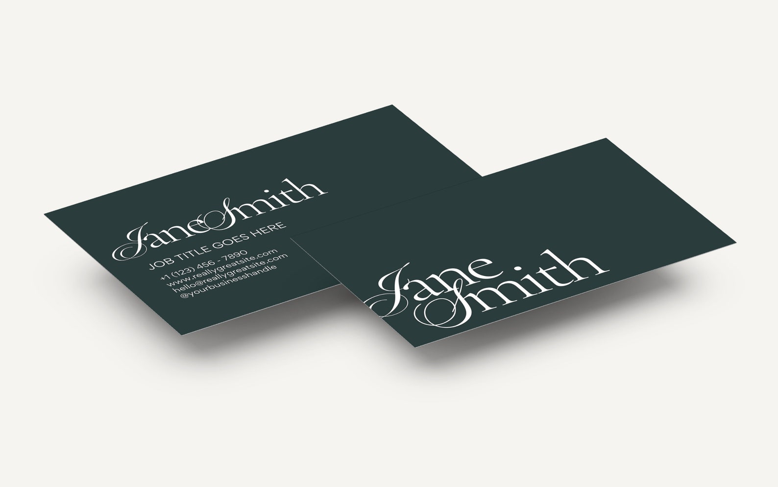 Modern Business Card Template Design | Business Owner | DIY Business ...