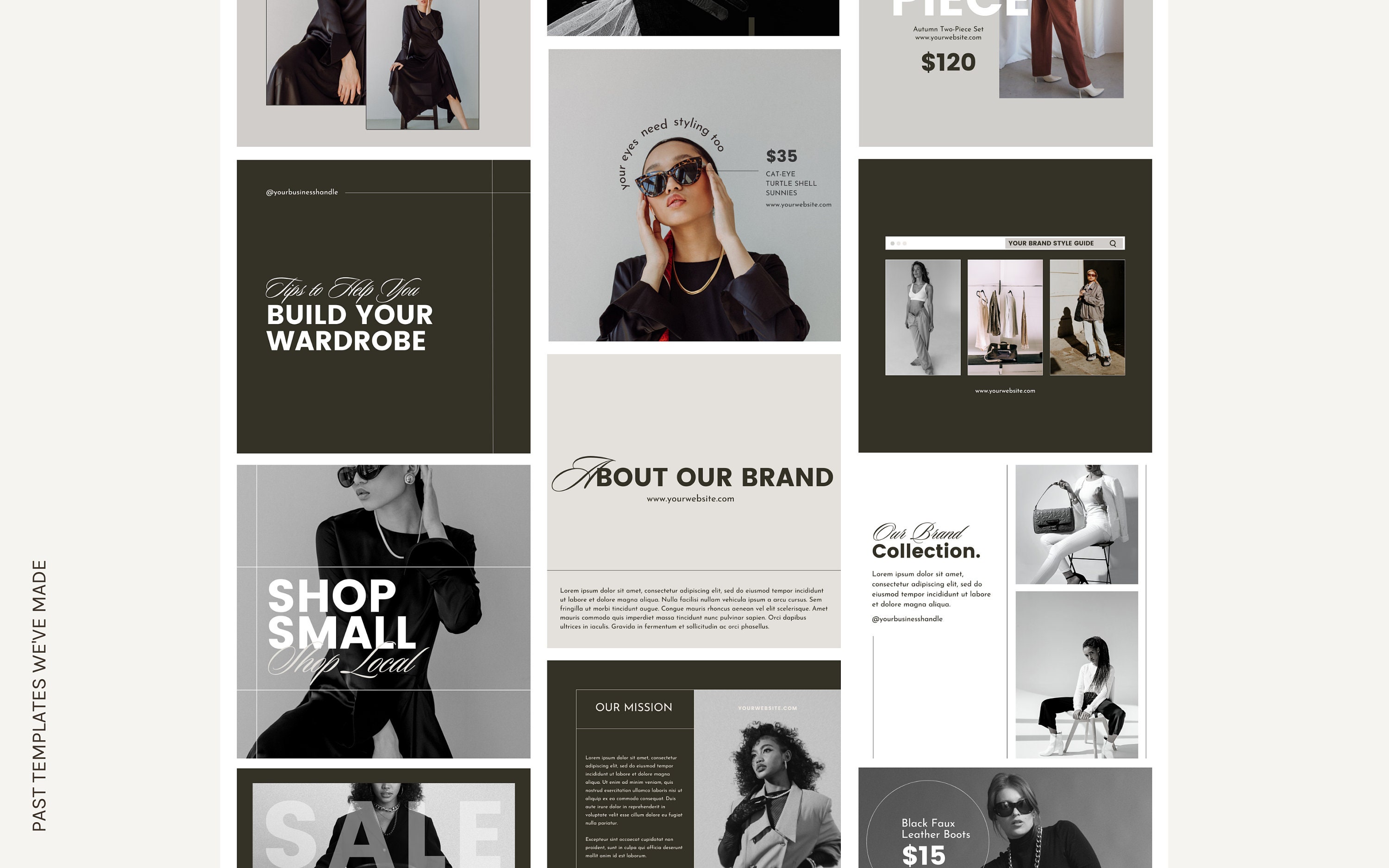 Custom Instagram Posts for Business Owners | Custom IG Templates | Made ...