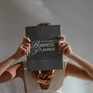 The Ultimate Digital Business Planner | DIY Business Workbook | Minimal ...