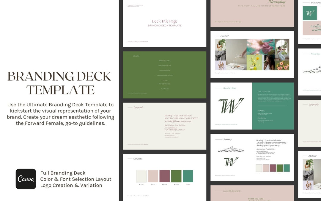 The Ultimate Branding Template Kit | Canva Branding Template | Graphic ...