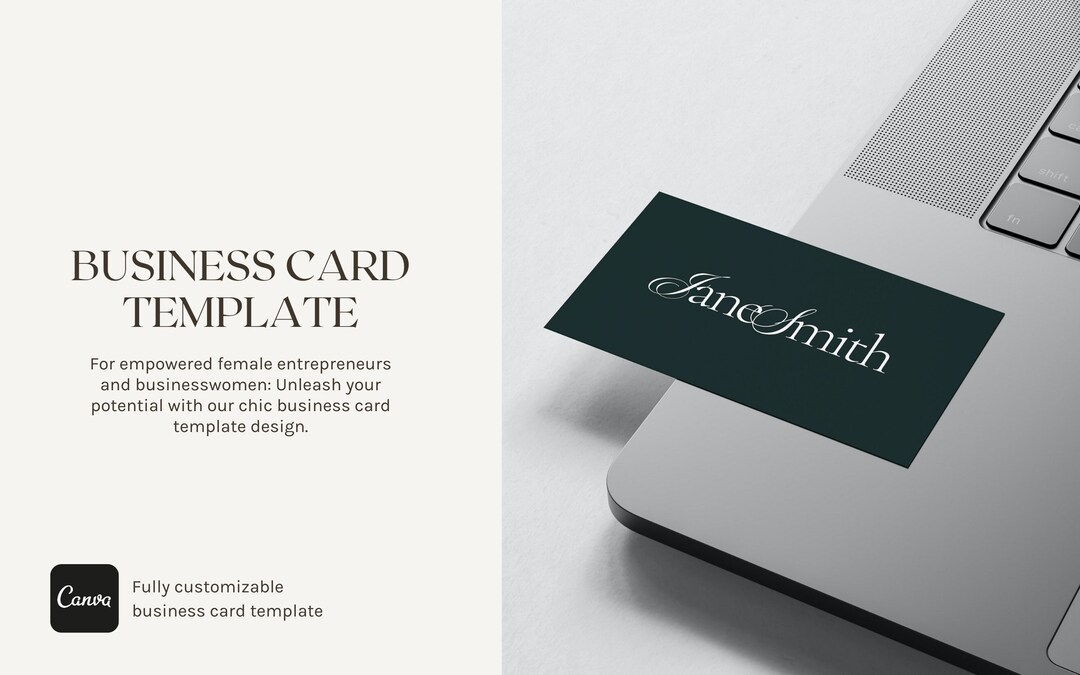 Modern Business Card Template Design | Business Owner | DIY Business ...