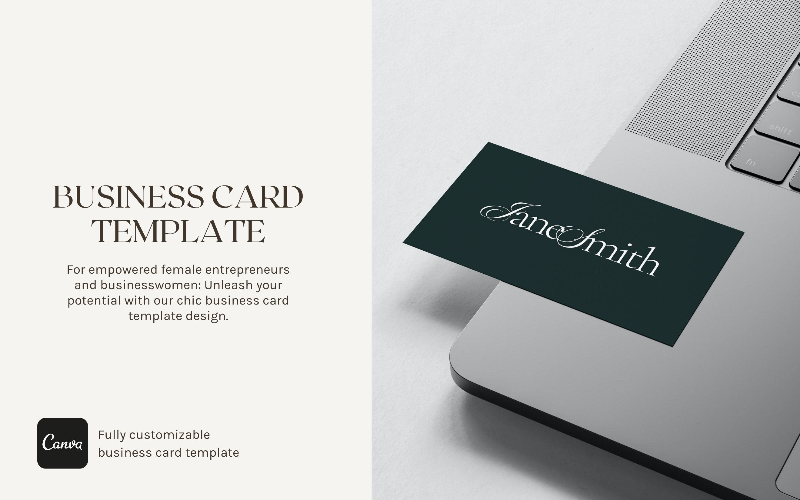 Modern Business Card Template Design | Business Owner | DIY Business ...