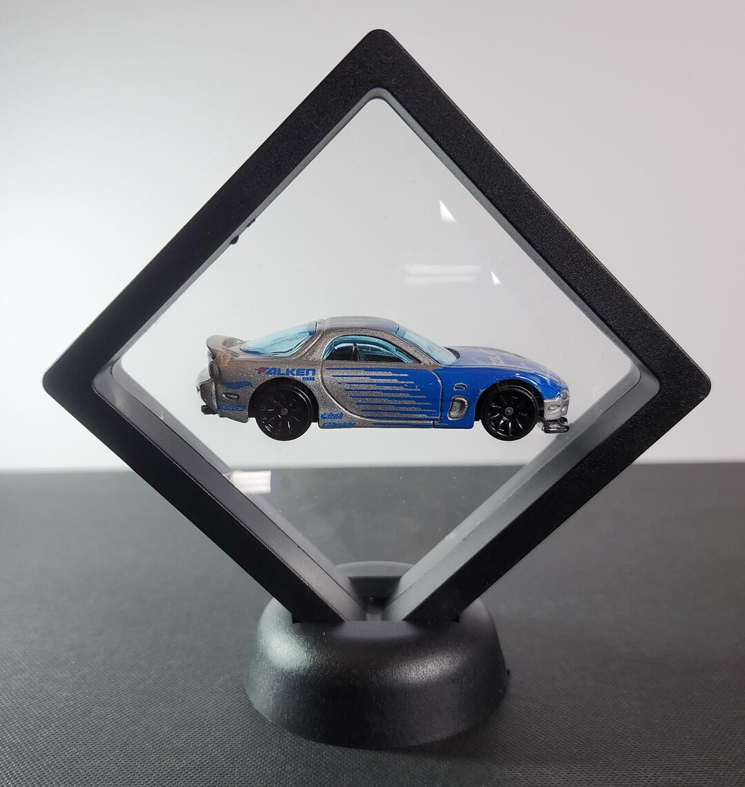 Mazda RX7 Falken Hot Wheels | Floating Display Case | 1/64 JDM Drift - Etsy