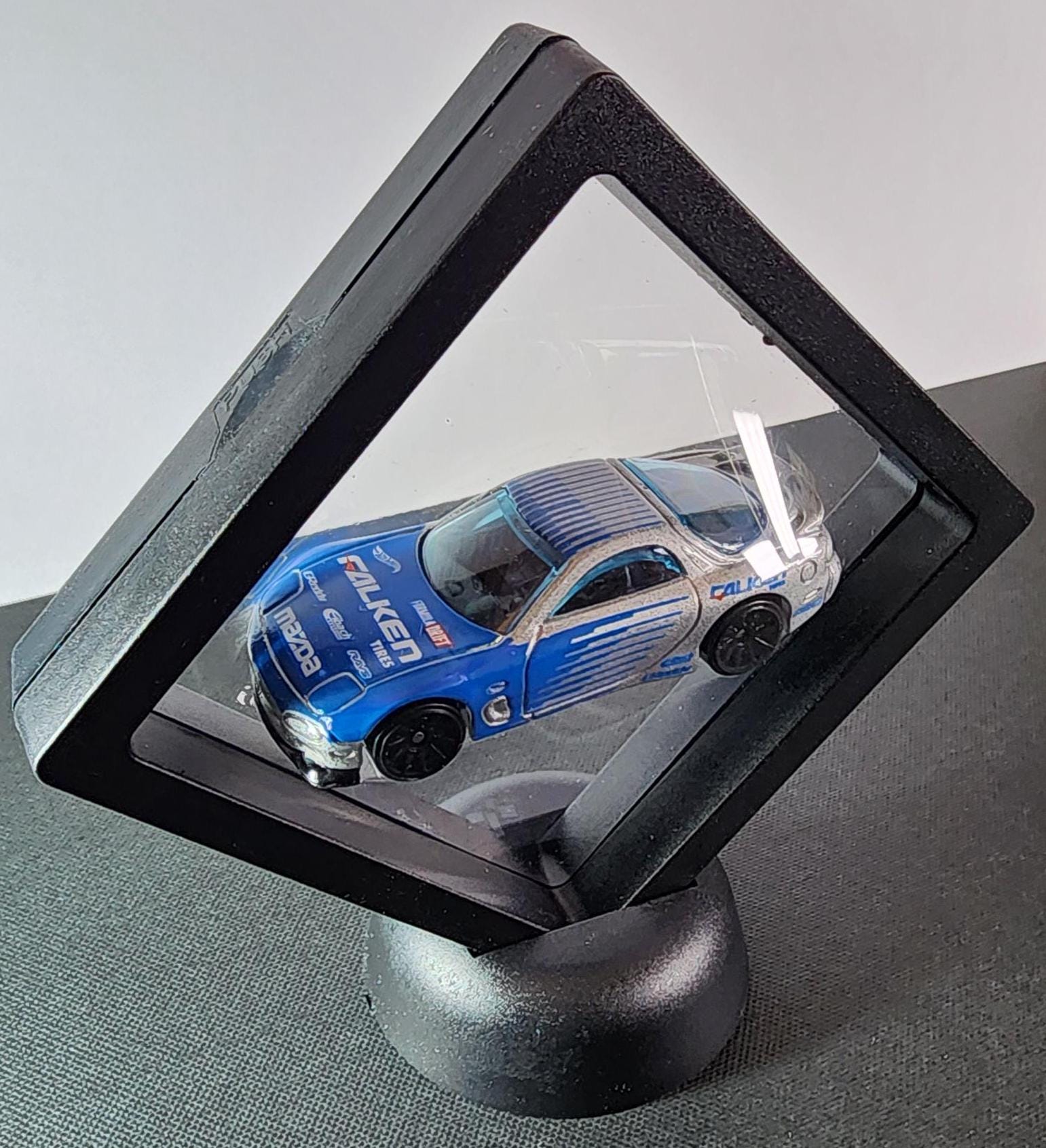 Mazda RX7 Falken Hot Wheels | Floating Display Case | 1/64 JDM Drift - Etsy