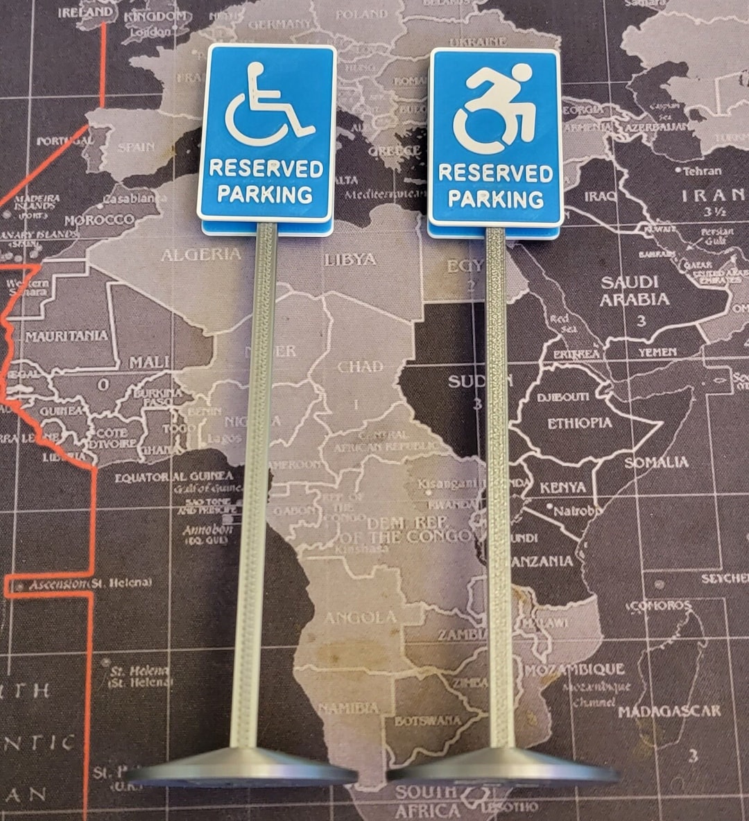 Handicap Parking Sign 1/10 Scale RC Car Diorama Display - Etsy