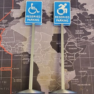 Handicap Parking Sign 1/10 Scale RC Car Diorama Display - Etsy