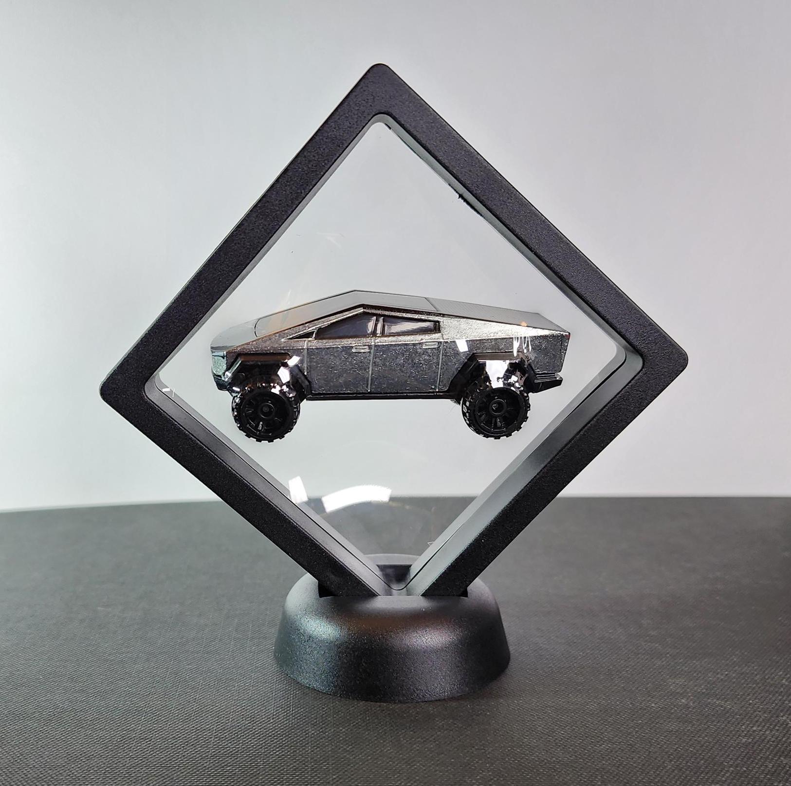 Hot Wheels Tesla Cybertruck in Floating Display - Etsy