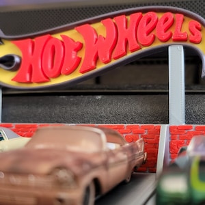 Custom Made Hot Wheels Display Rack 3D Printed Multi Material Limited ...