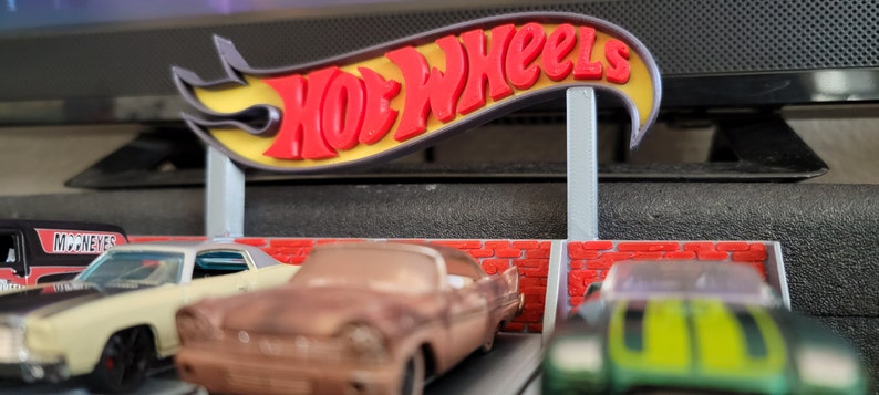 Custom Made Hot Wheels Display Rack 3D Printed Multi Material - Etsy