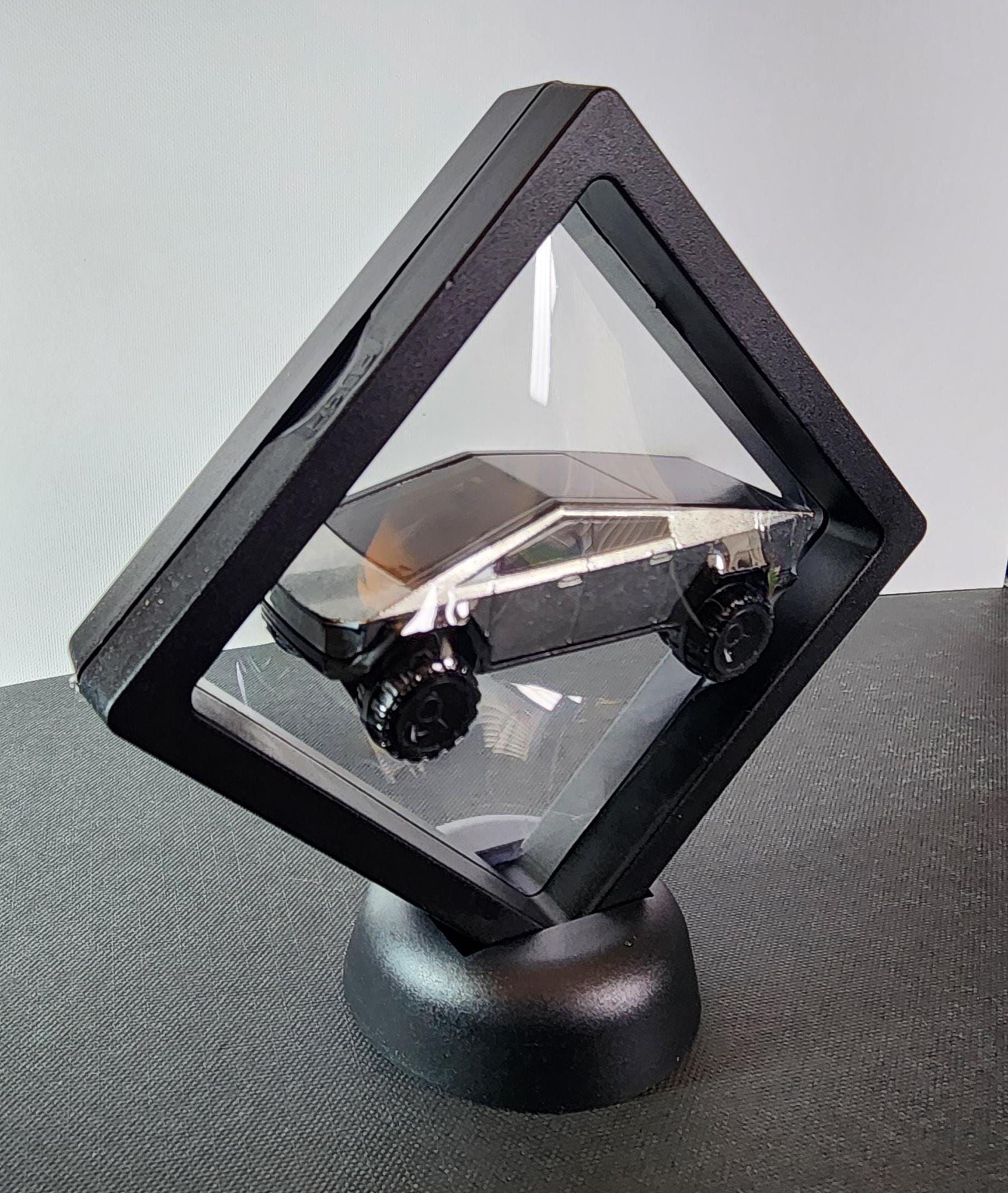 Hot Wheels Tesla Cybertruck in Floating Display - Etsy