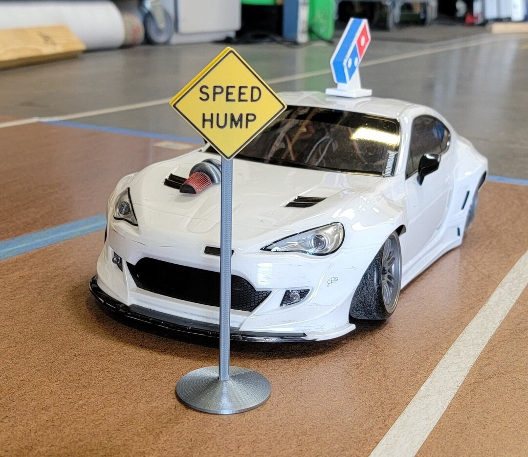 SPEED HUMP Traffic Sign 1/10 Scale for RC Cars and Diorama - Etsy